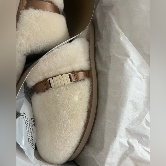 UGG | Shoes | New Ugg Dalla Cream Sheepskin Slippers | Poshmark
